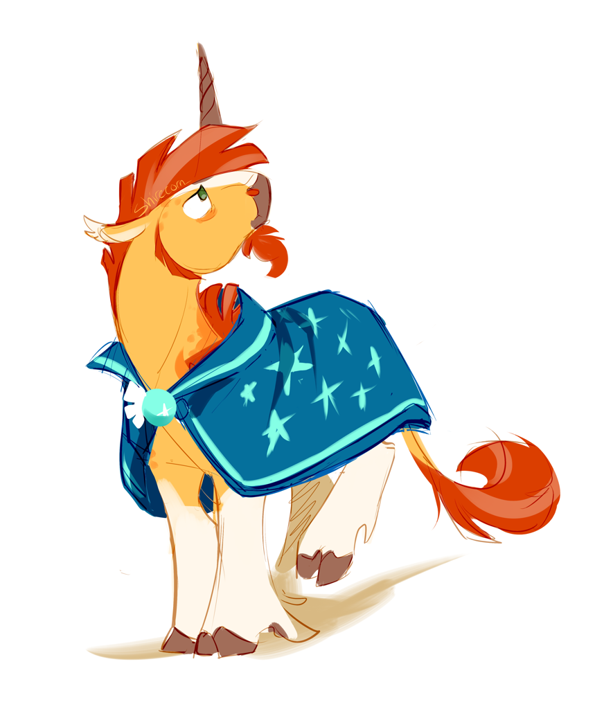 #3116460 - safe, artist:shirecorn, sunburst, alicorn, pony, g4 ...