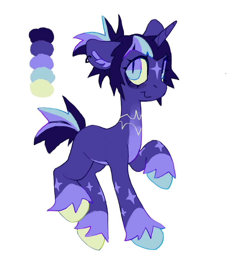 #3082918 - safe, artist:p0nyplanet, oc, oc only, pony, unicorn, adoptable, simple background ...