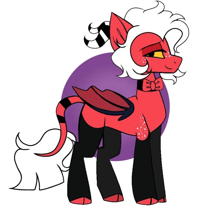 #3082971 - safe, artist:adoptstoreofwonders, oc, oc:moonrise, demon ...