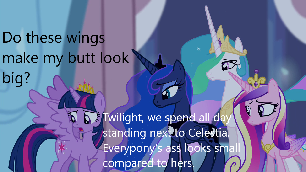 #3083842 - safe, edit, edited screencap, screencap, princess cadance, princess celestia ...