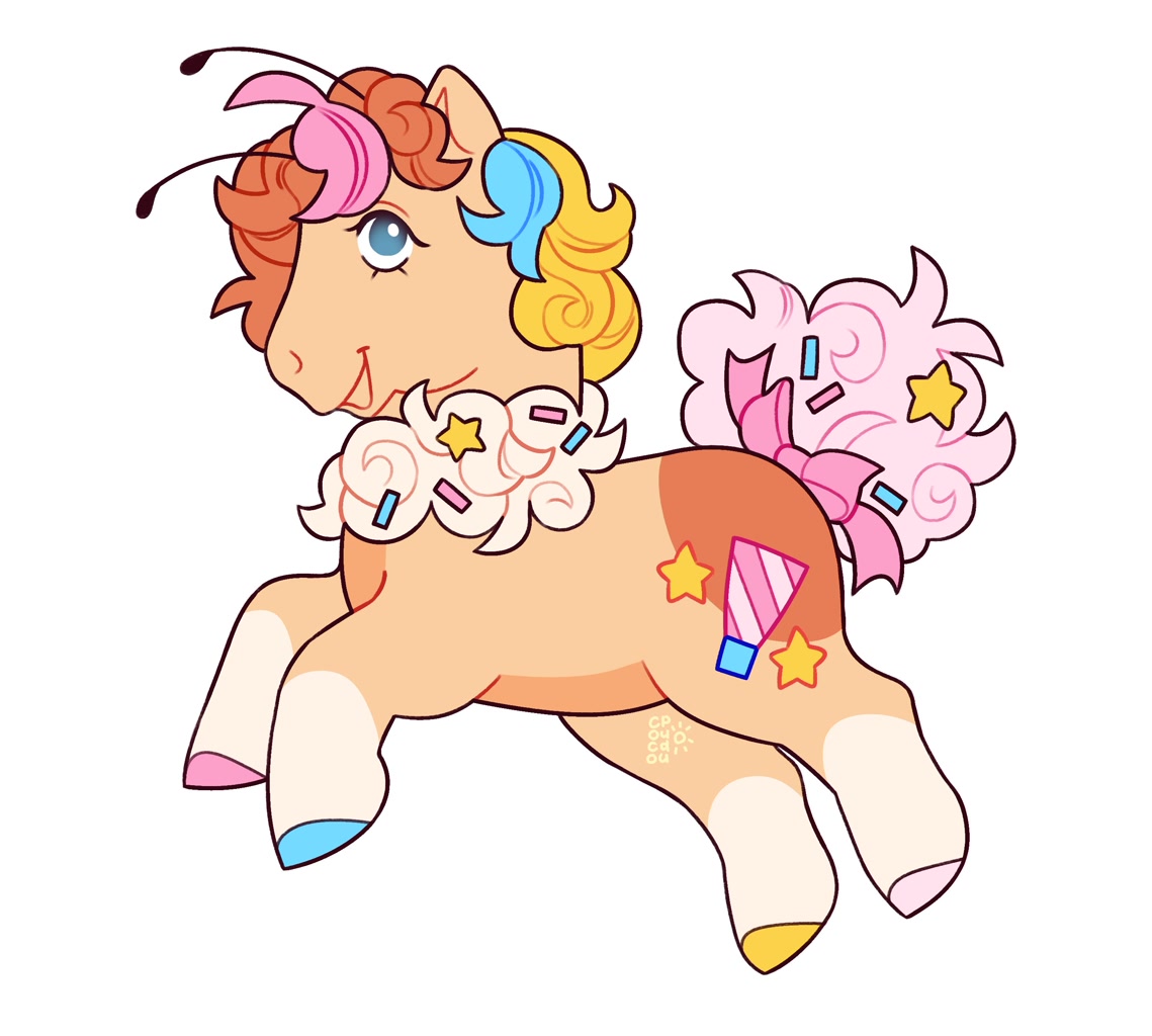 #3084260 - safe, artist:cocopudu, oc, oc only, oc:sprinkle bug, cake ...