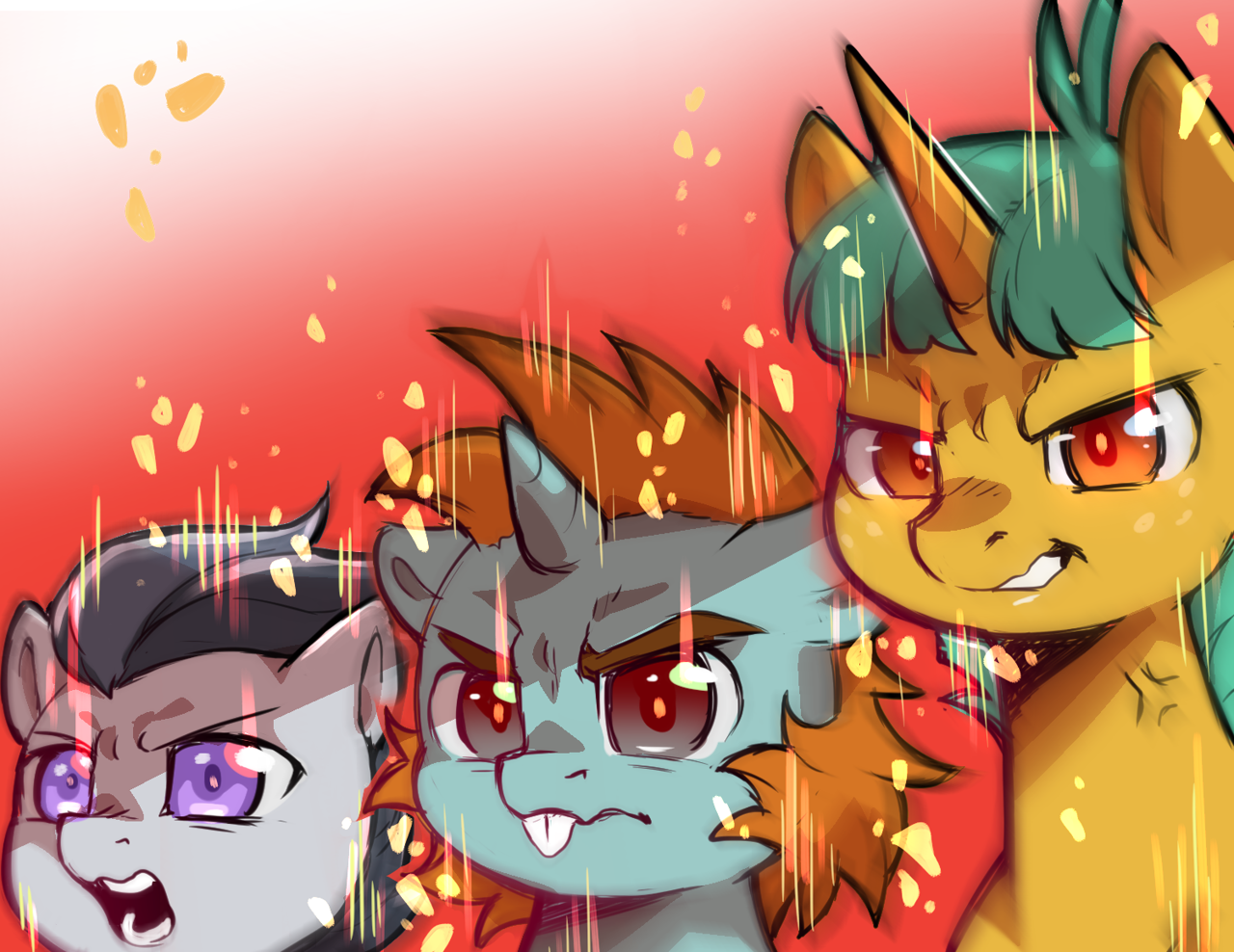 #3084423 - safe, artist:cold-blooded-twilight, rumble, snails, snips ...