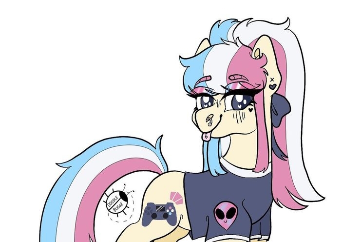 #3085036 - safe, artist:bug, oc, pony, controller, female - Derpibooru