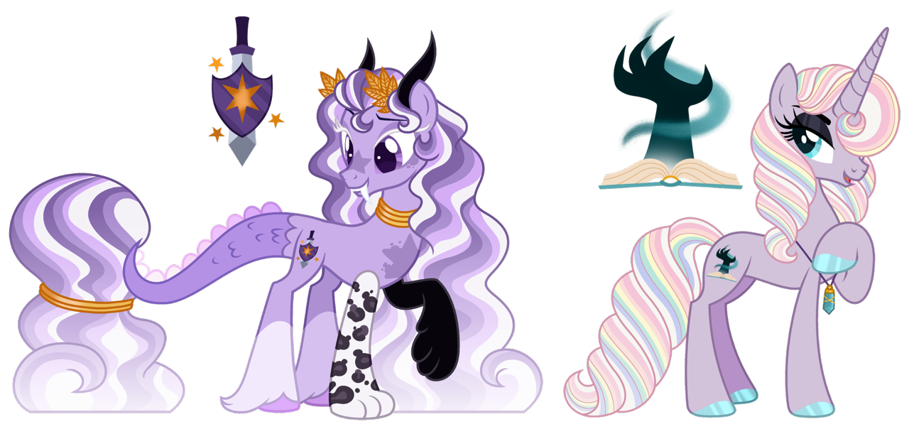 #3085131 - safe, artist:strawberry-spritz, oc, oc only, hybrid, pony ...