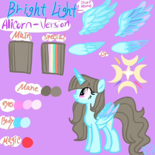 #3087409 - safe, artist:petaltwinkle, oc, oc only, oc:bright light, alicorn, pony, alicorn oc ...