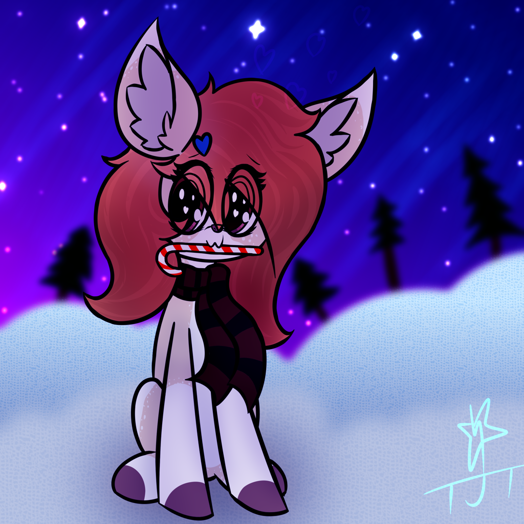 #3087651 - safe, artist:neonshy02, oc, pony, candy, candy cane, food ...