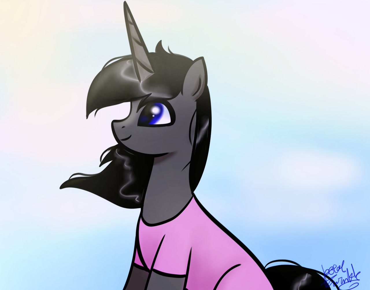 #3087782 - safe, artist:petaltwinkle, oc, oc only, unicorn - Derpibooru