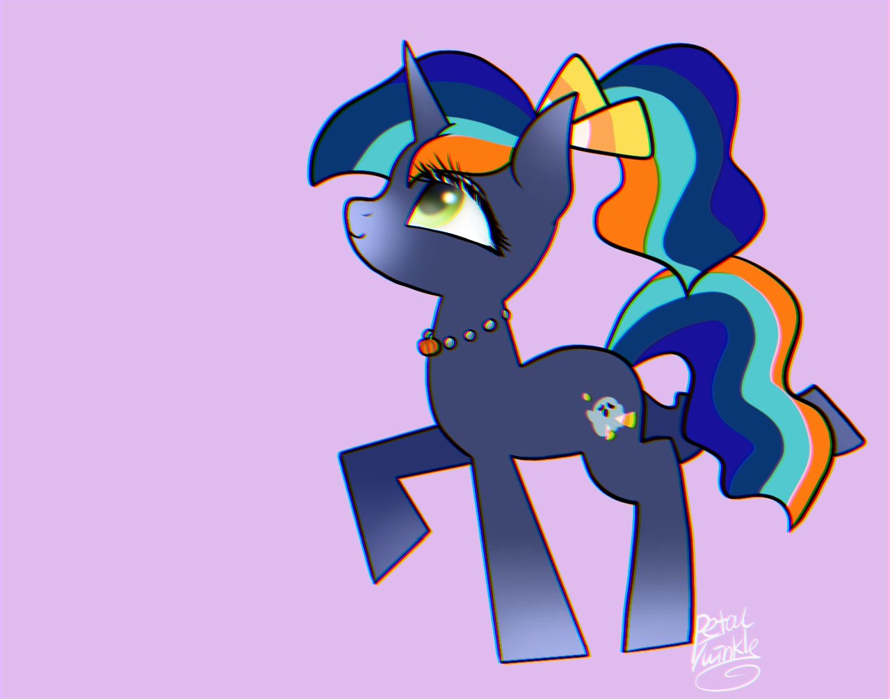 #3088015 - safe, artist:petaltwinkle, oc, oc only, pony, unicorn, simple background, solo ...