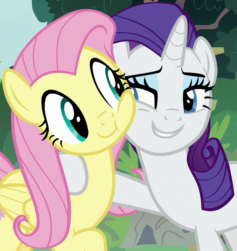 #3089208 - safe, screencap, fluttershy, rarity, pegasus, pony, unicorn ...