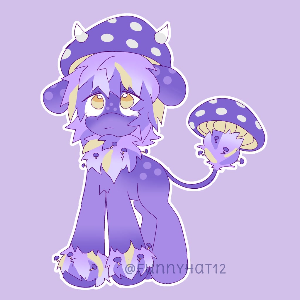 #3089713 - safe, artist:funnyhat12, oc, oc only, mushroom pony ...