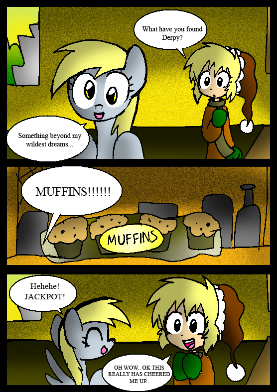 #3089778 - safe, artist:neoncabaret, derpy hooves, oc, oc:mel, human ...