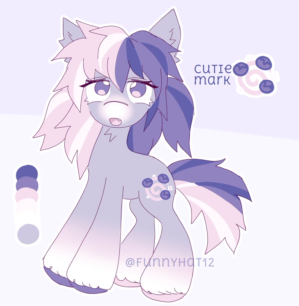 #3089793 - safe, artist:funnyhat12, oc, oc only, earth pony, pony, adoptable, female, gradient ...