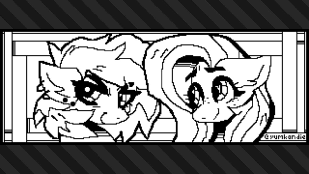 #3089955 - safe, artist:yumkandie, fluttershy, rainbow dash, g4, doodle ...