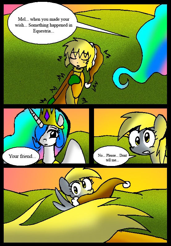 #3090043 - safe, artist:neoncabaret, derpy hooves, princess celestia ...