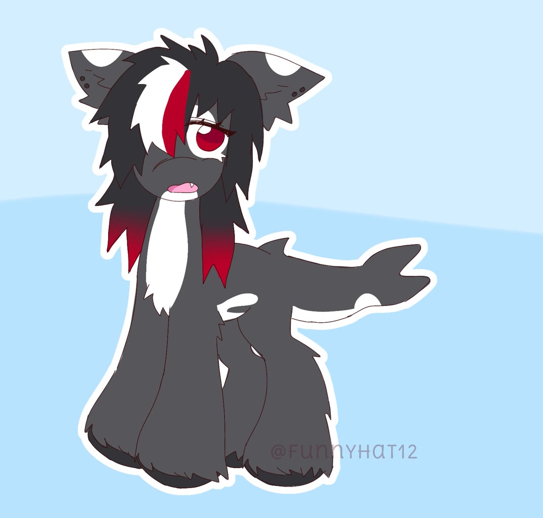 #3090153 - safe, artist:funnyhat12, oc, oc only, orca, orca pony ...