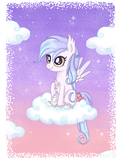 #3090675 - safe, artist:ne-chi, oc, pegasus, pony, animated, blinking ...