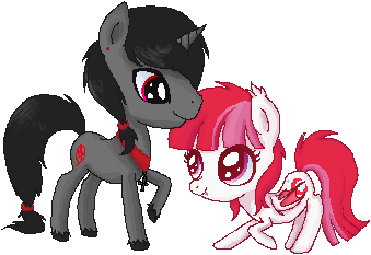 #3091433 - safe, artist:ne-chi, oc, bat pony, pony, unicorn, animated ...