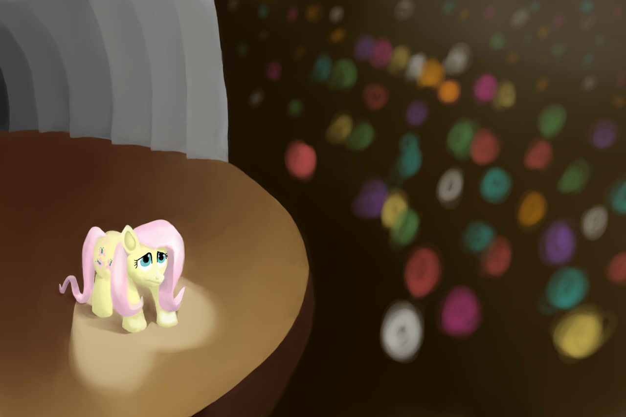#3092405 - safe, artist:jimthecactus, fluttershy, pegasus, pony, g4 ...