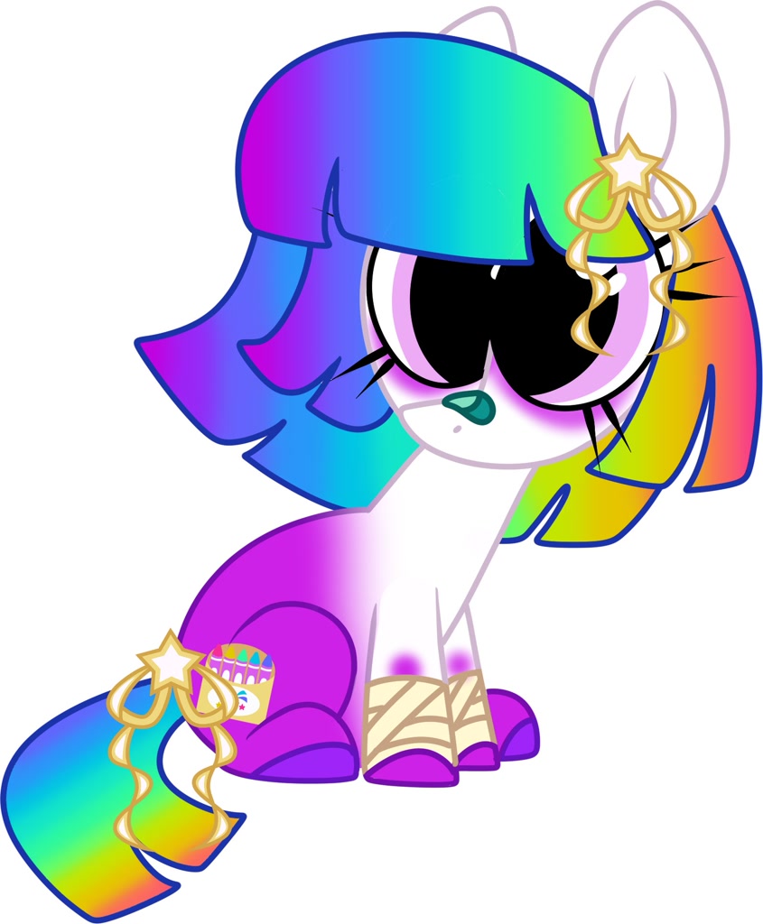 #3092910 - safe, artist:fizzlefer, oc, oc only, earth pony, pony, simple background, solo, white ...