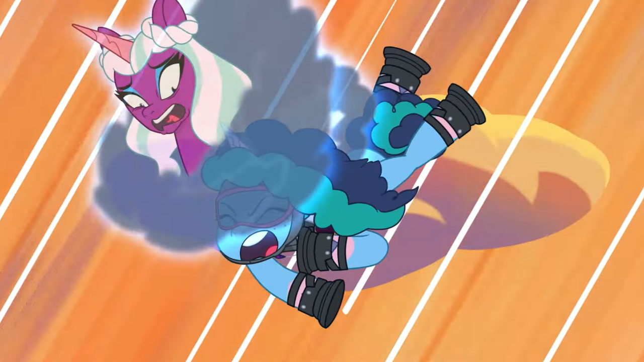 #3093969 - safe, screencap, misty brightdawn, opaline arcana, alicorn, pony, unicorn, g5 ...