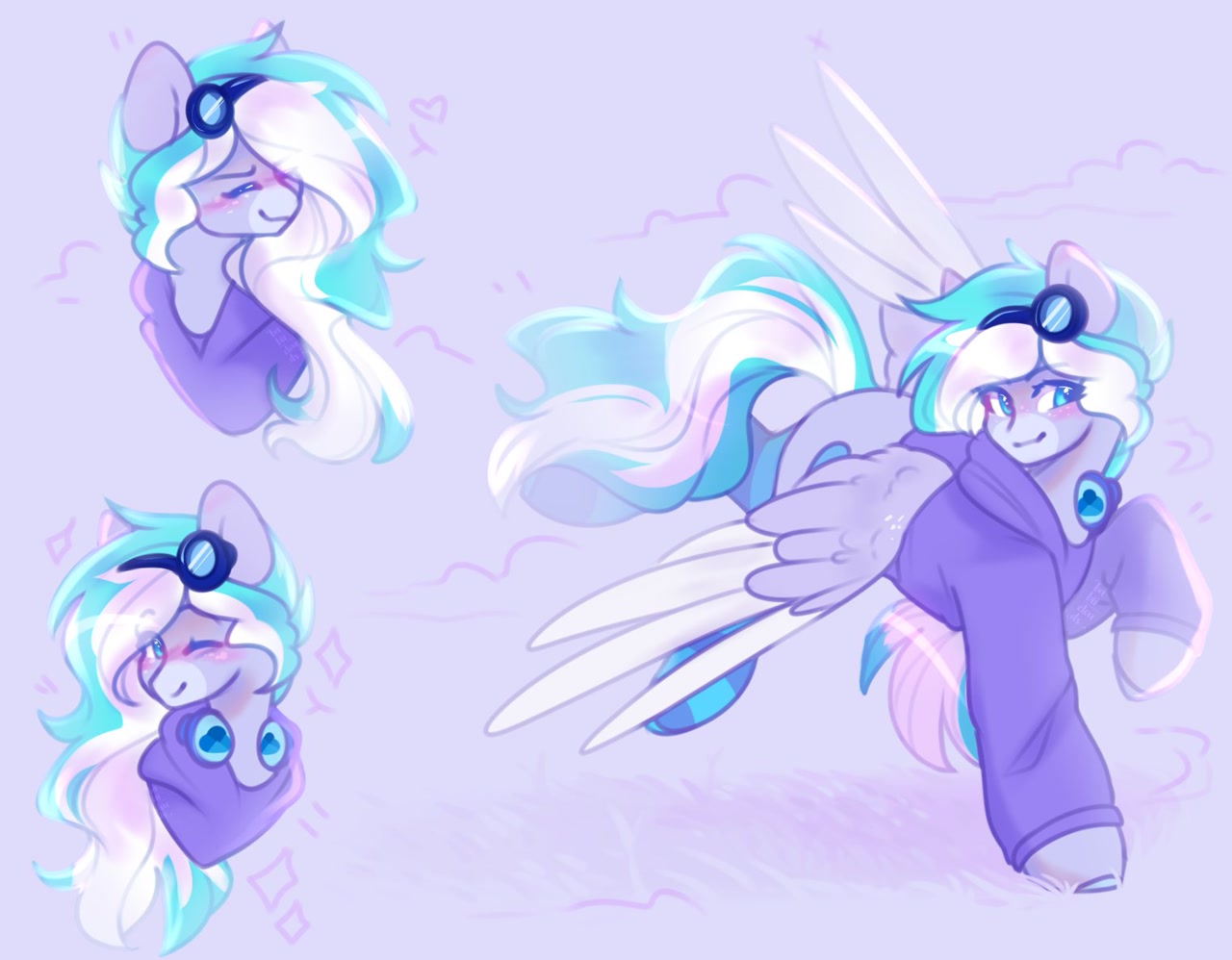 #3095013 - safe, artist:cofiiclouds, oc, oc only, pegasus, pony, simple background, solo ...