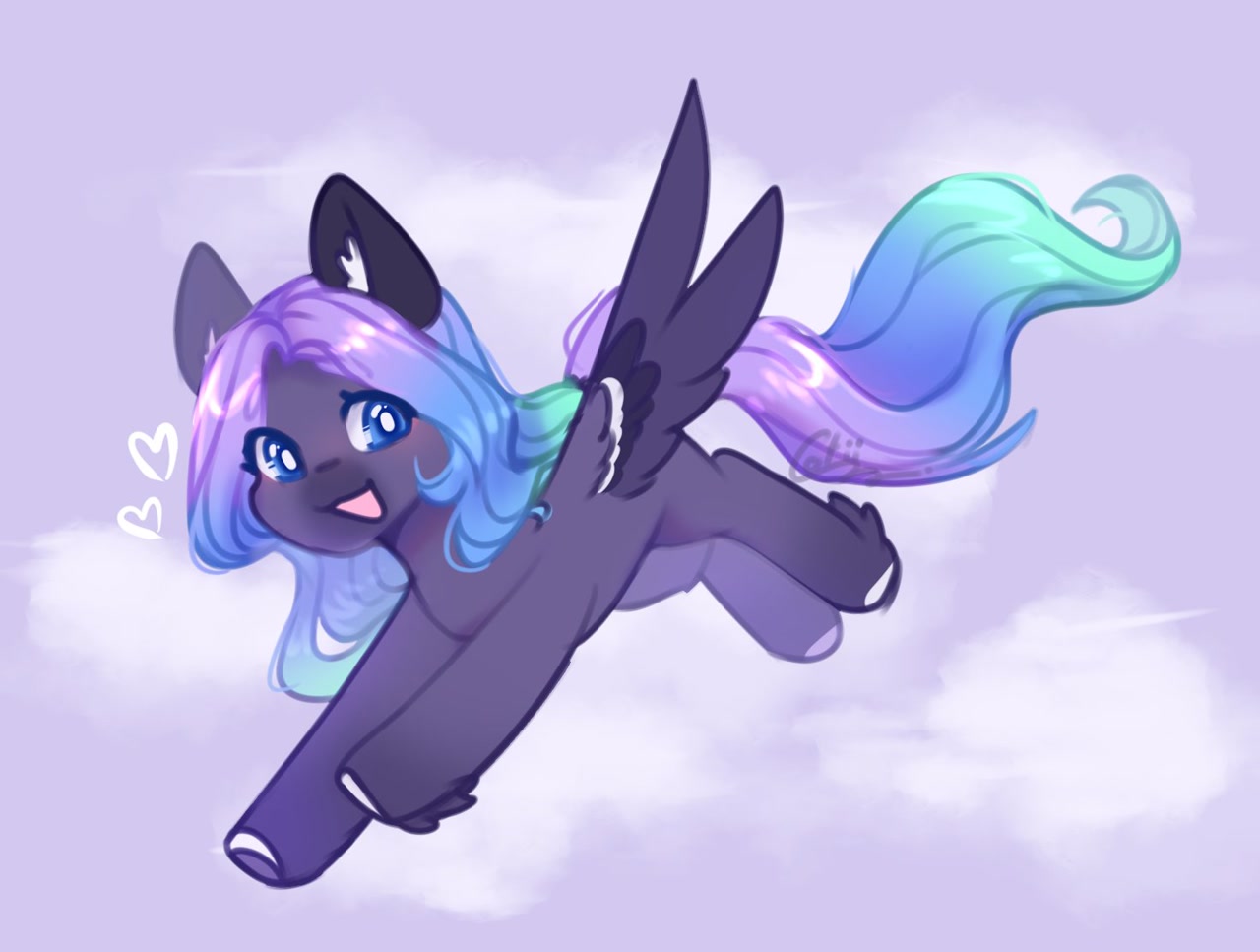 #3095160 - safe, artist:cofiiclouds, oc, oc only, pegasus, pony, solo - Derpibooru