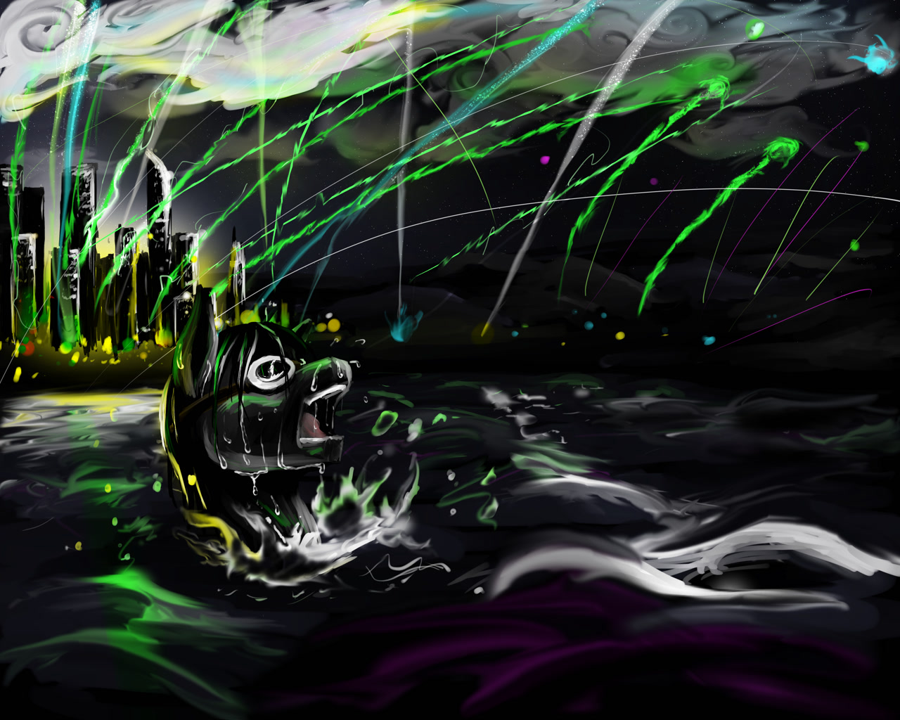 #3095525 - semi-grimdark, artist:marrow-pony, oc, pony, absurd ...