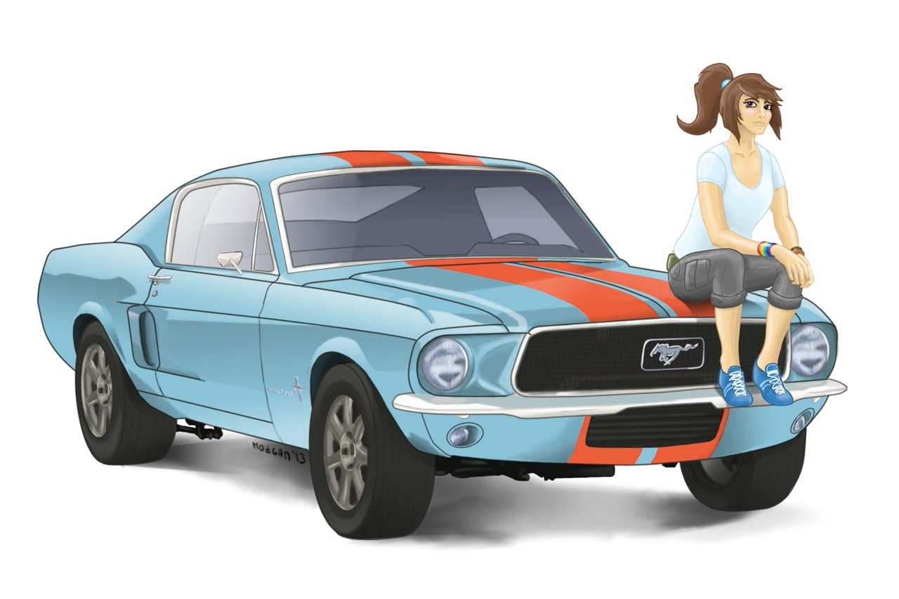 #3096149 - safe, artist:mozgan, rainbow dash, human, g4, car, female ...