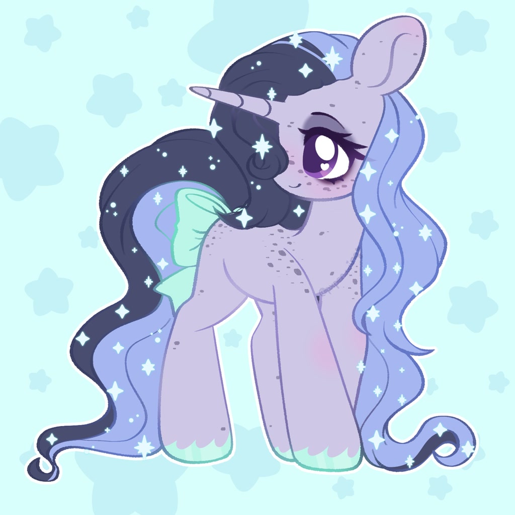 #3096214 - safe, artist:dreamyveon_, oc, oc only, pony, unicorn, bow ...