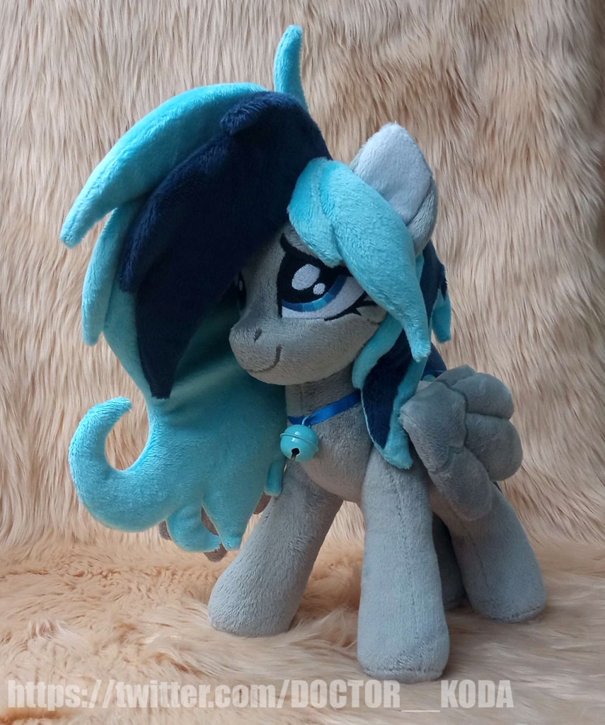 #3098014 - safe, artist:doctorkoda, oc, oc only, pegasus, pony, bell, collar, commission, female ...