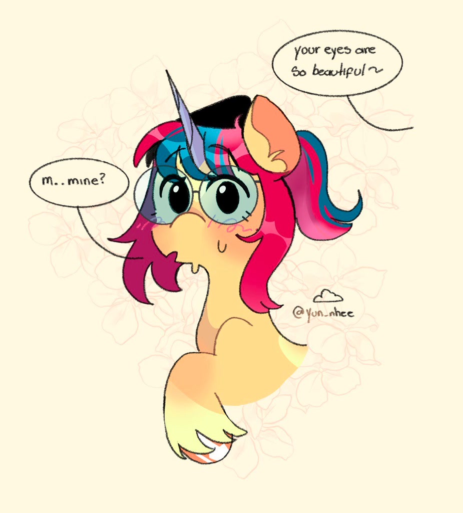 #3098151 - safe, artist:yun_nhee, oc, oc only, pony, unicorn, solo - Derpibooru