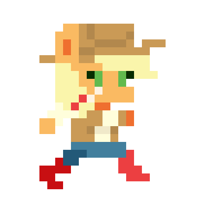 #3099573 - safe, artist:kenn, applejack, earth pony, anthro, animated ...