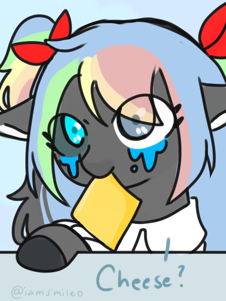 #3099965 - safe, artist:iamsmileo, oc, oc only, earth pony, pony, cheese, food, sliced cheese ...