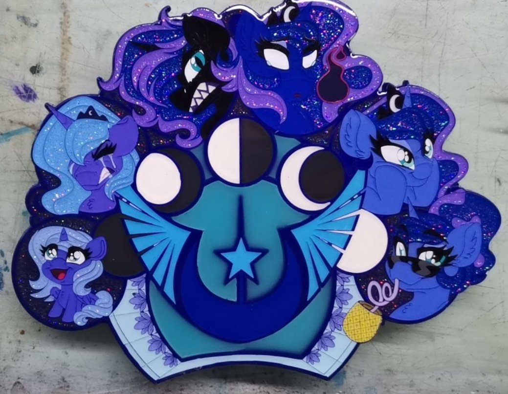 #3100565 - safe, artist:thehaywaiianhorse, princess luna, g4, irl ...