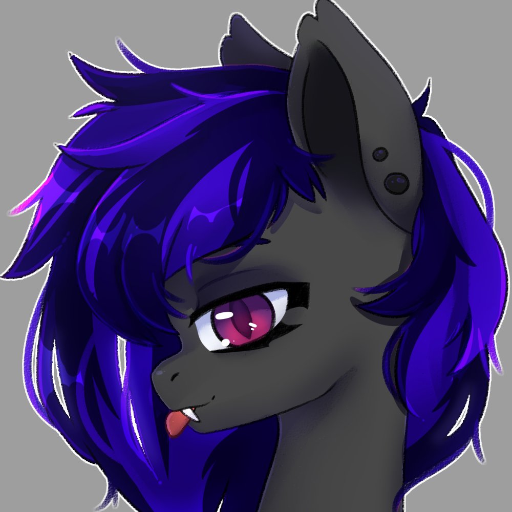 #3102446 - safe, artist:shelti, oc, oc only, pony, bust, colored pupils ...
