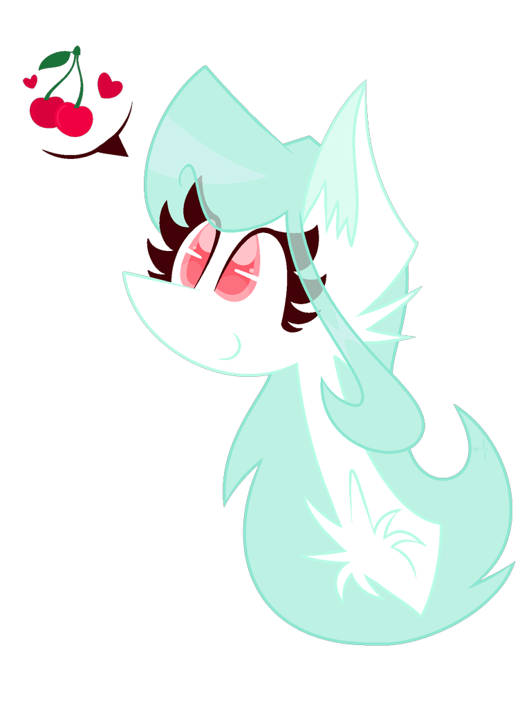 #3102826 - safe, artist:scridley-arts, oc, oc only, oc:cherry loop, pony, bust, female, simple ...