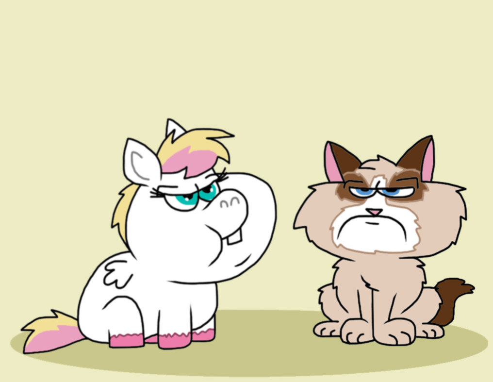 #3103271 - safe, artist:cookie-lovey, oc, oc:peggy, cat, pegasus, pony ...