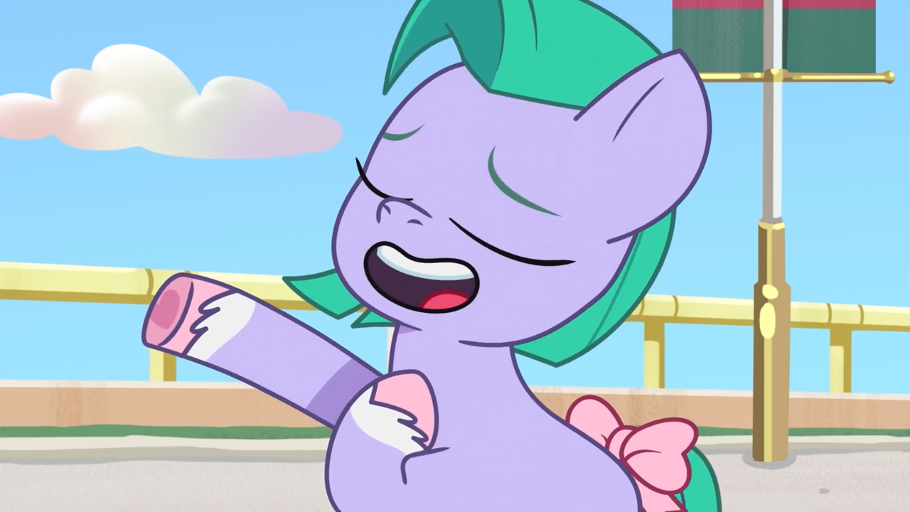 #3123355 - safe, screencap, seashell (g5), earth pony, pony, clip trot ...