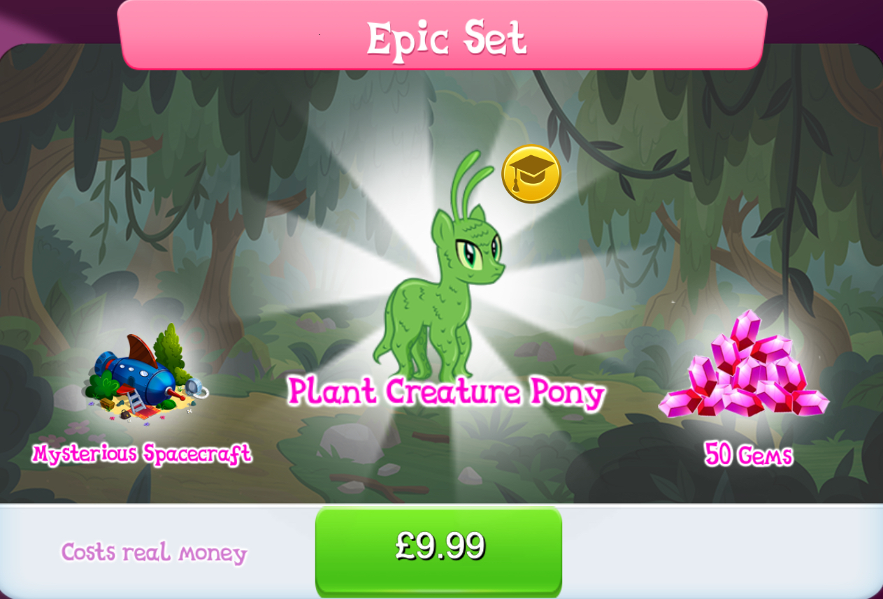 #3124337 - safe, gameloft, idw, plant pony, g4, my little pony: magic ...