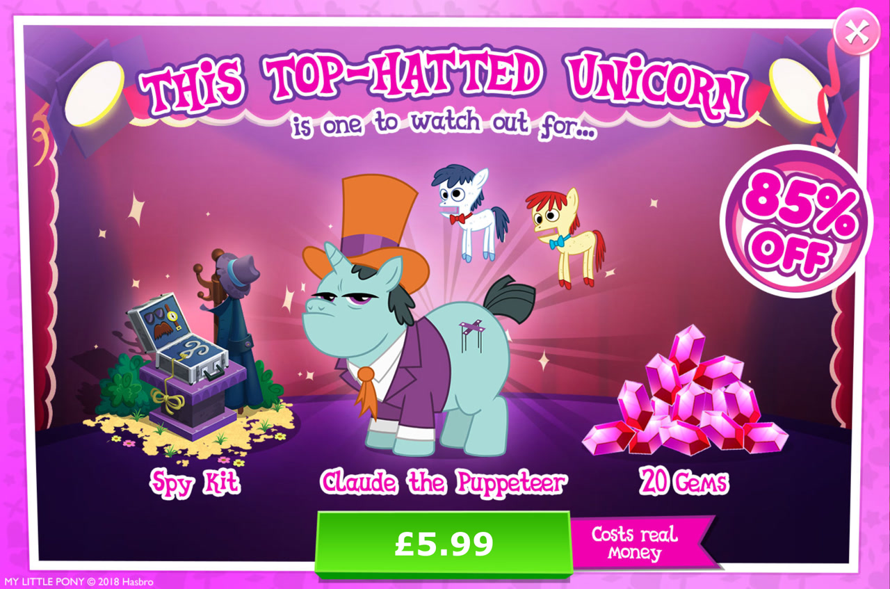 #3124472 - safe, gameloft, claude, pony, unicorn, my little pony: magic ...