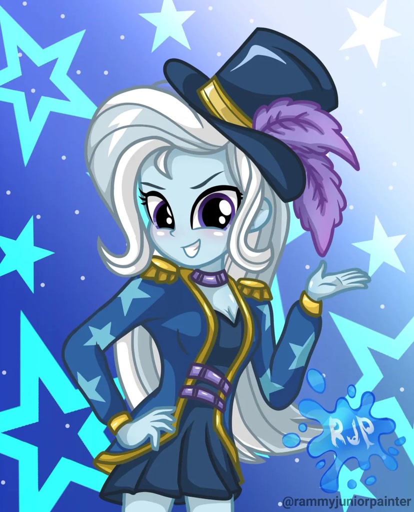 #3124680 - safe, alternate version, artist:rjp.rammy, trixie, human ...