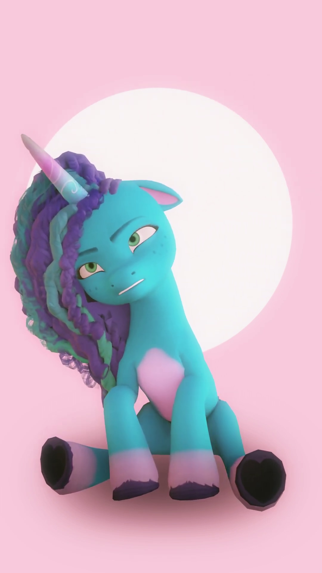 #3125009 - safe, artist:makaryo, misty brightdawn, pony, unicorn, g5, 3d, animated, animation ...