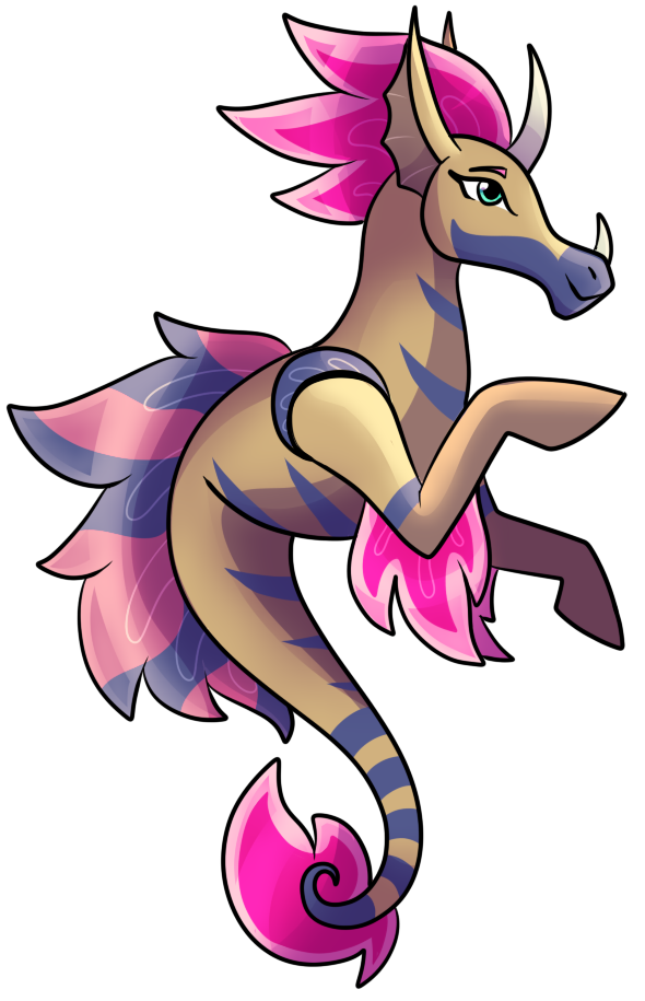 #3125322 - safe, artist:eternity9, oc, oc only, abada, pony, seahorse ...