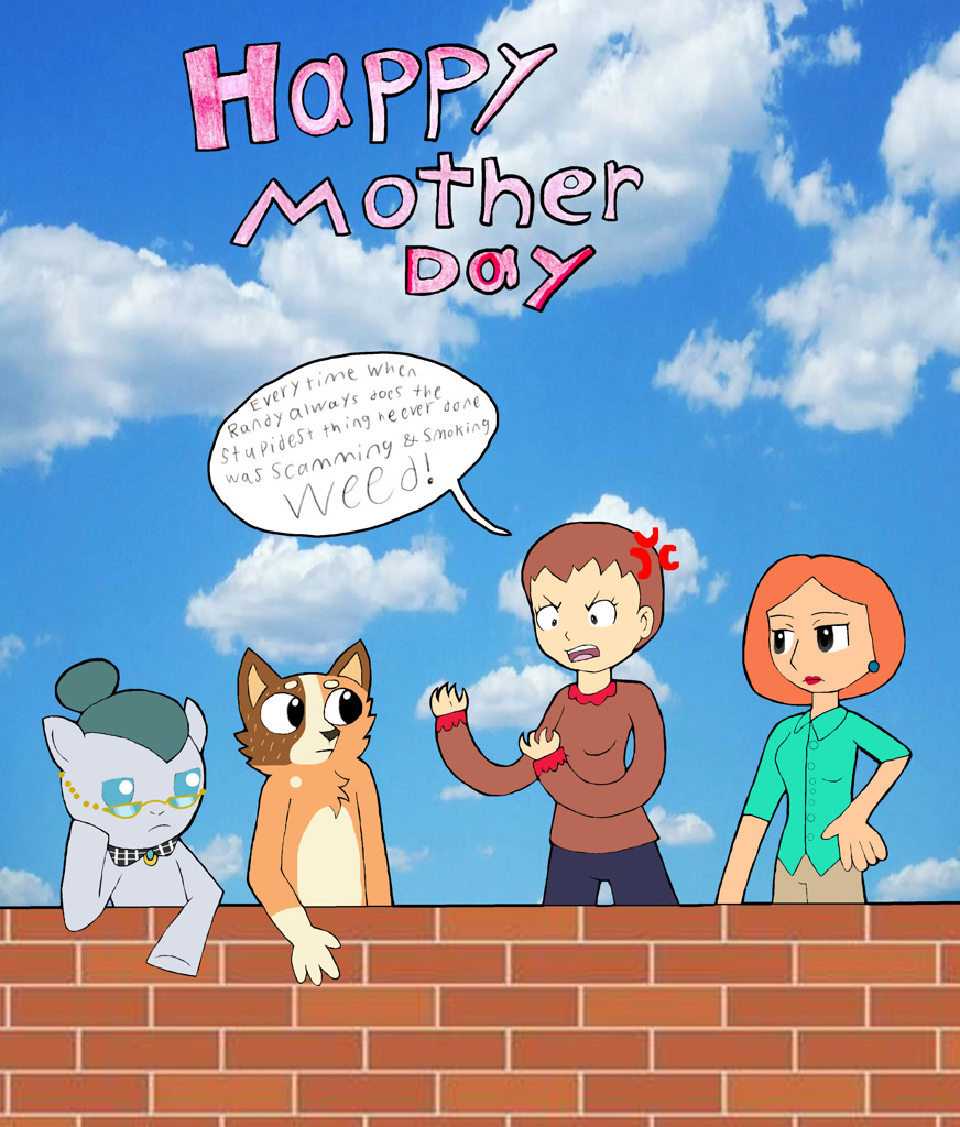 #3125410 - safe, artist:pokeneo1234, cloudy quartz, dog, earth pony ...