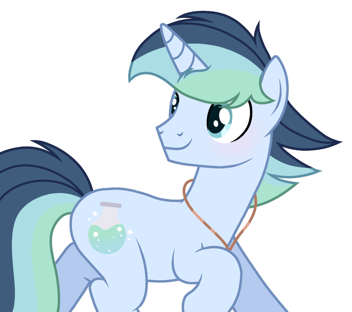 #3126370 - safe, artist:cstrawberrymilk, oc, oc only, oc:sludge mixer, pony, unicorn, g4, male ...