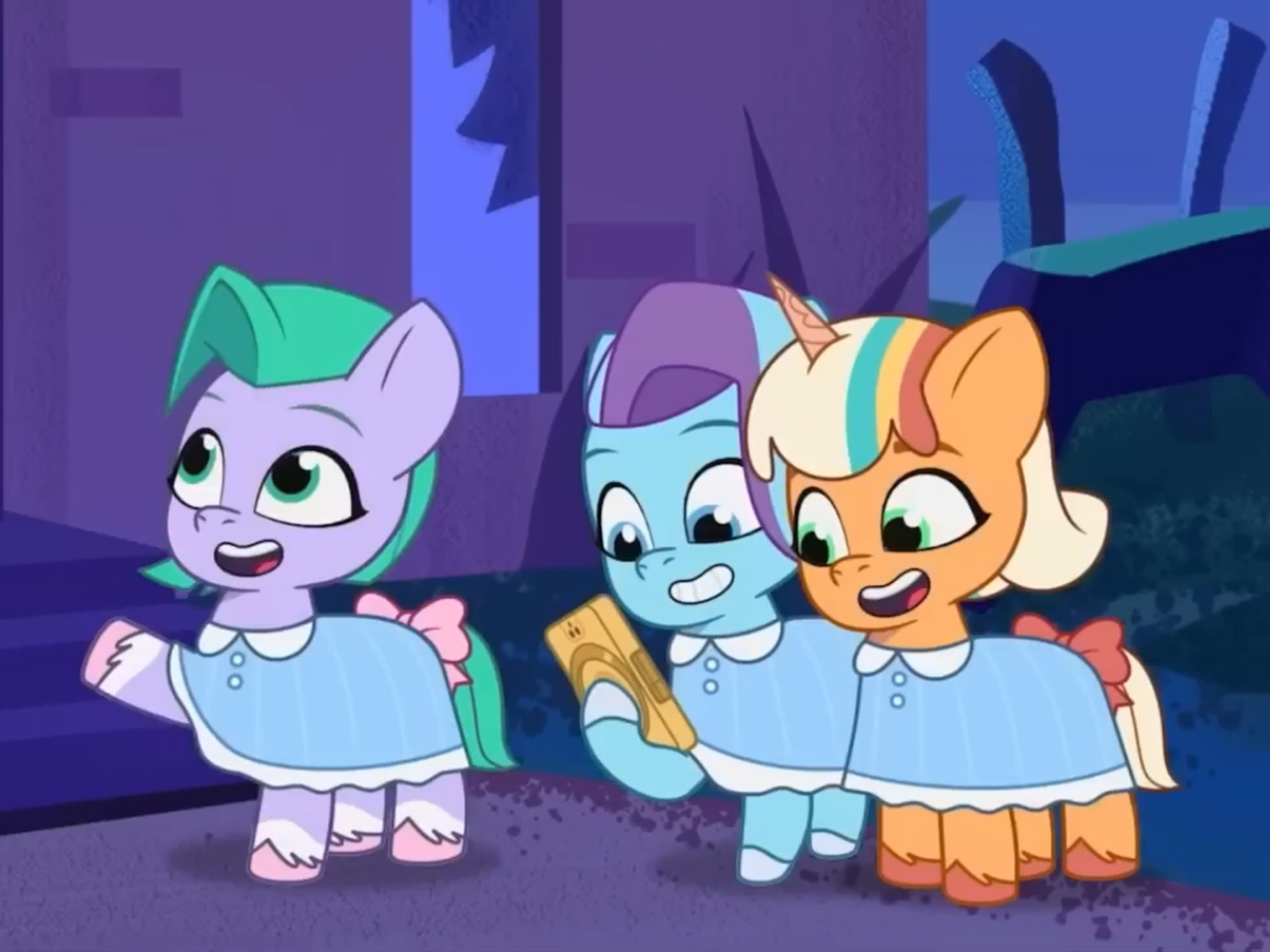 #3126885 - safe, screencap, glory (g5), peach fizz, seashell (g5 ...