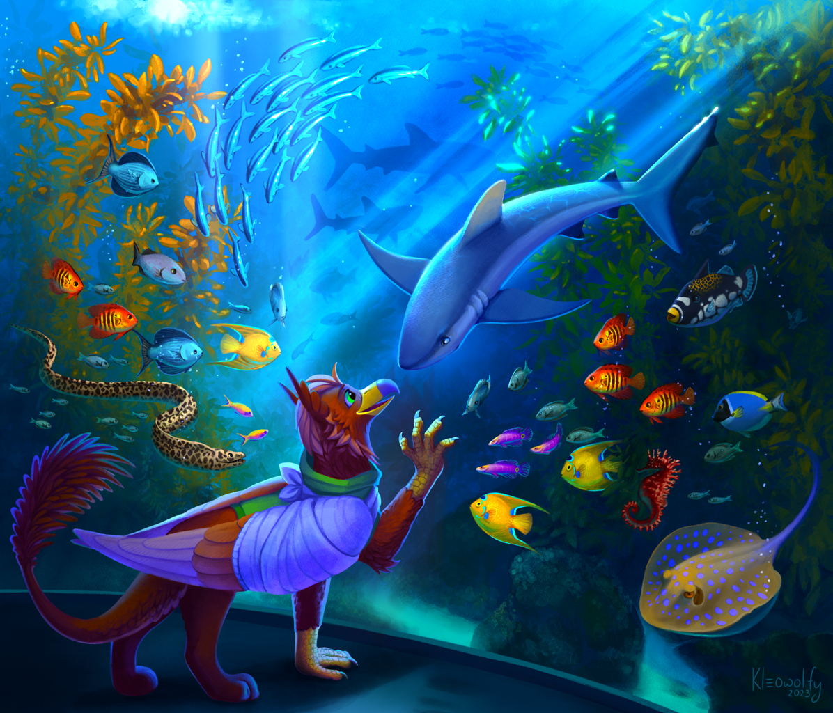 #3127089 - safe, artist:kleowolfy, oc, oc only, oc:pavlos, eel, fish ...