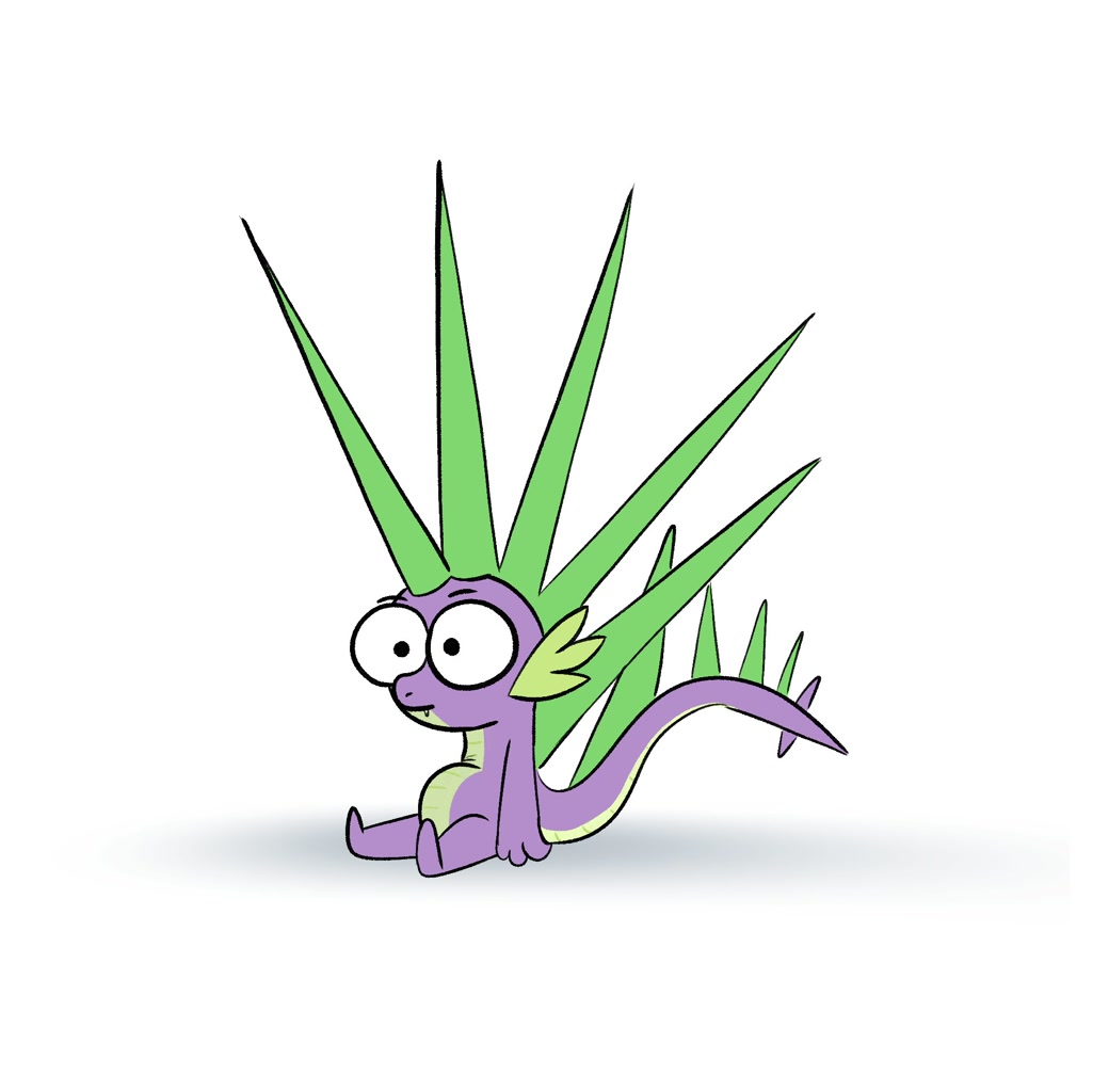 #3127334 - safe, artist:notfocks, spike, dragon, g4, long spikes, male ...