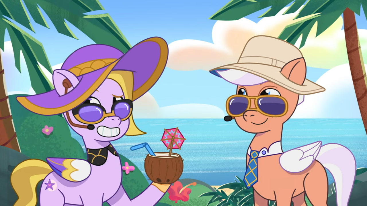 #3127442 - safe, screencap, dazzle feather, skye silver, pegasus, pony ...