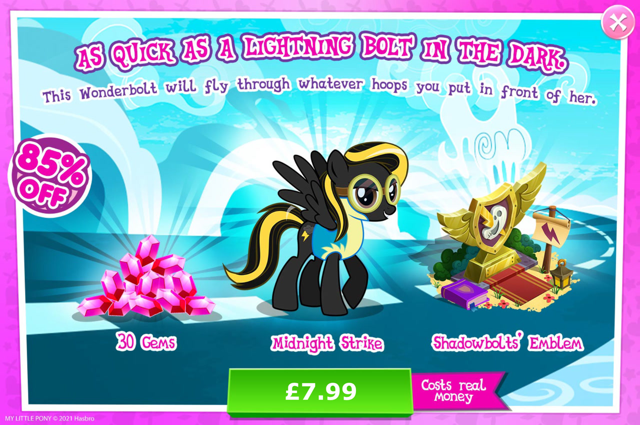 #3127659 - safe, gameloft, midnight strike, pegasus, pony, g4, my ...